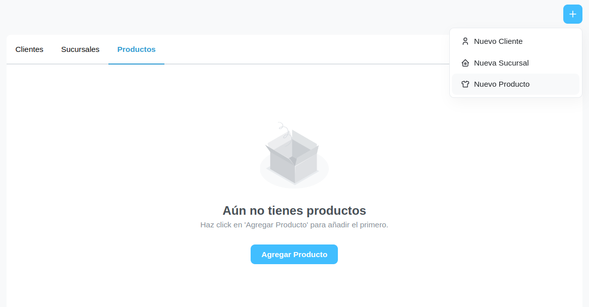 Cómo crear un producto
